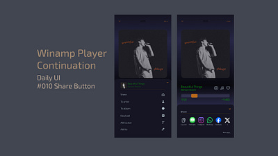 Browse thousands of Share Button images for design inspiration | Dribbble