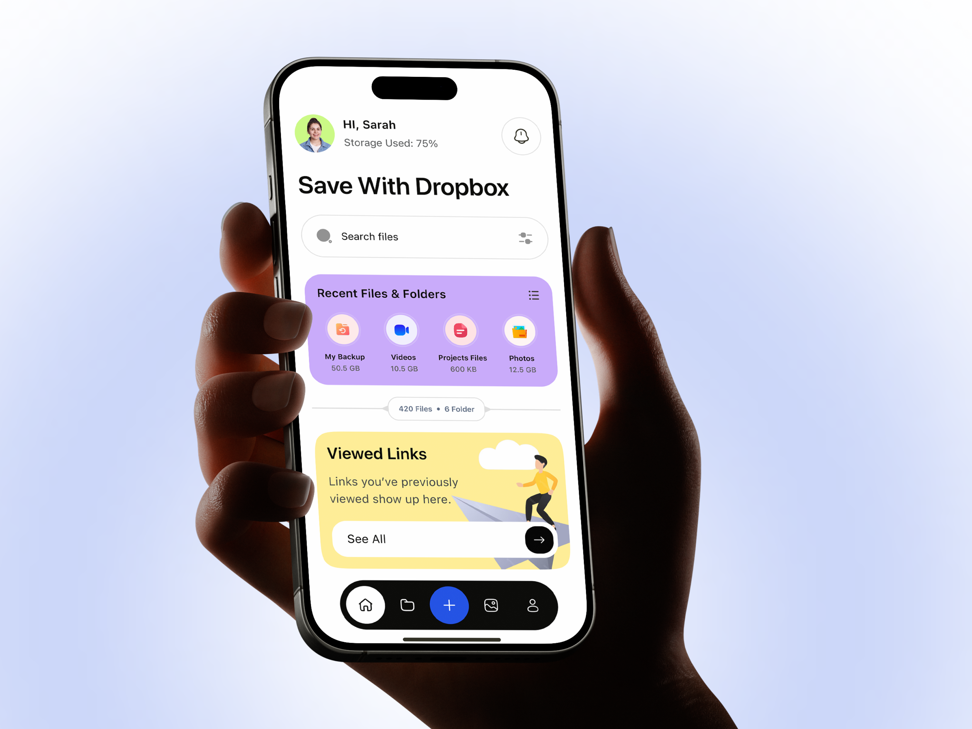 Storage Management App UI/UX by UIX Rouf on Dribbble