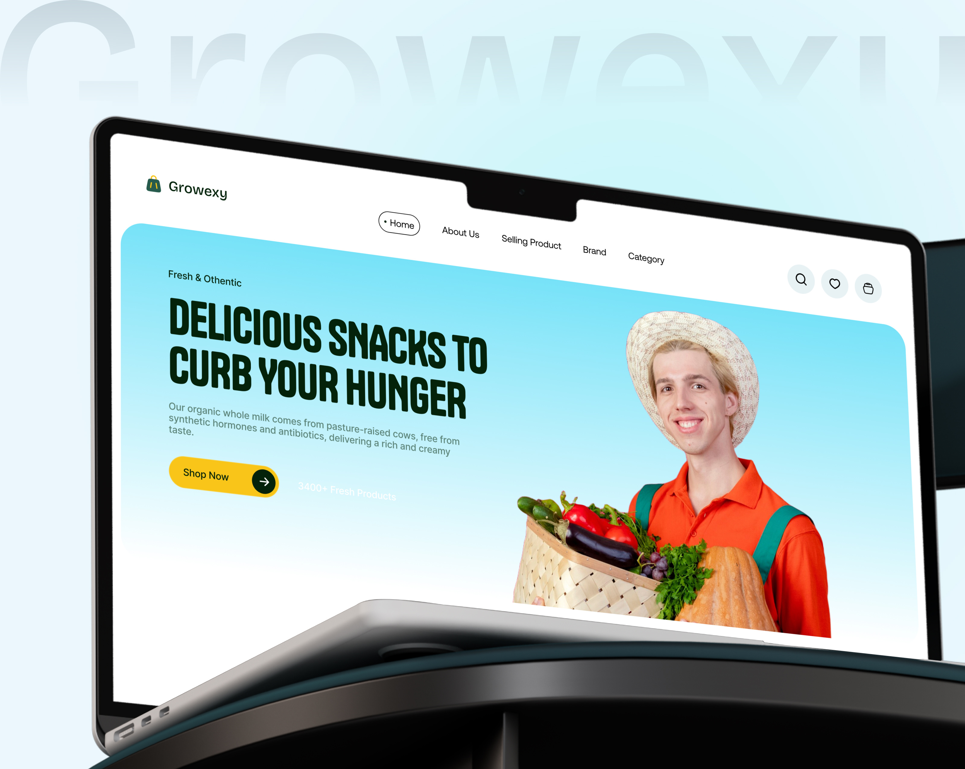 Online Grocery Store Website Design by Sujon Hossain for Oripio on Dribbble