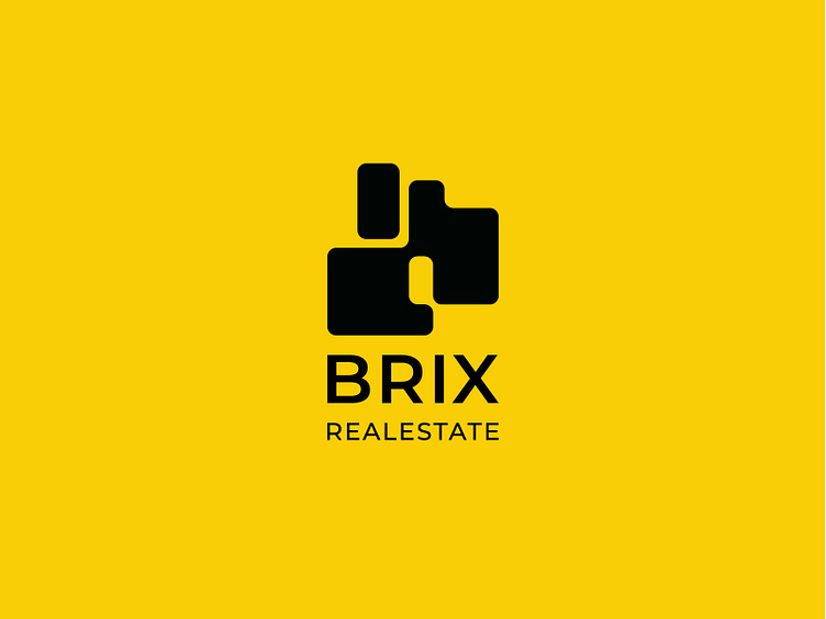Brix | Modern Real Estate Logo with Bold B & Building Icon by HK Logo ...