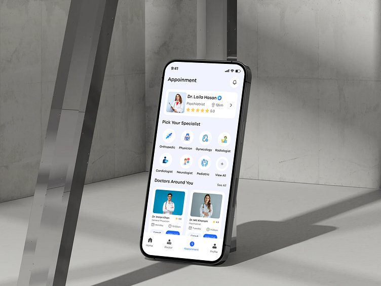 Medicare – Doctor Appointment by Md Uzzal Hossain on Dribbble