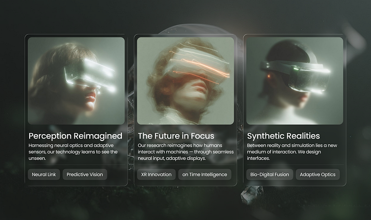 Augmented Reality (AR) Vision Lab Interface by Elham Mousa on Dribbble
