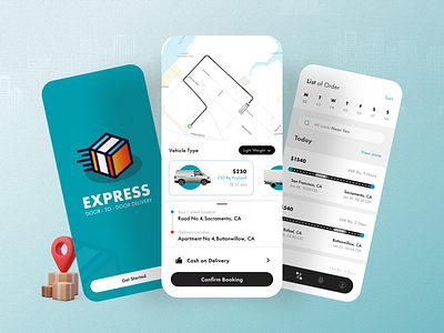 Pickup & Delivery Logistic Mobile App 🚚 by Excellent Webworld on Dribbble