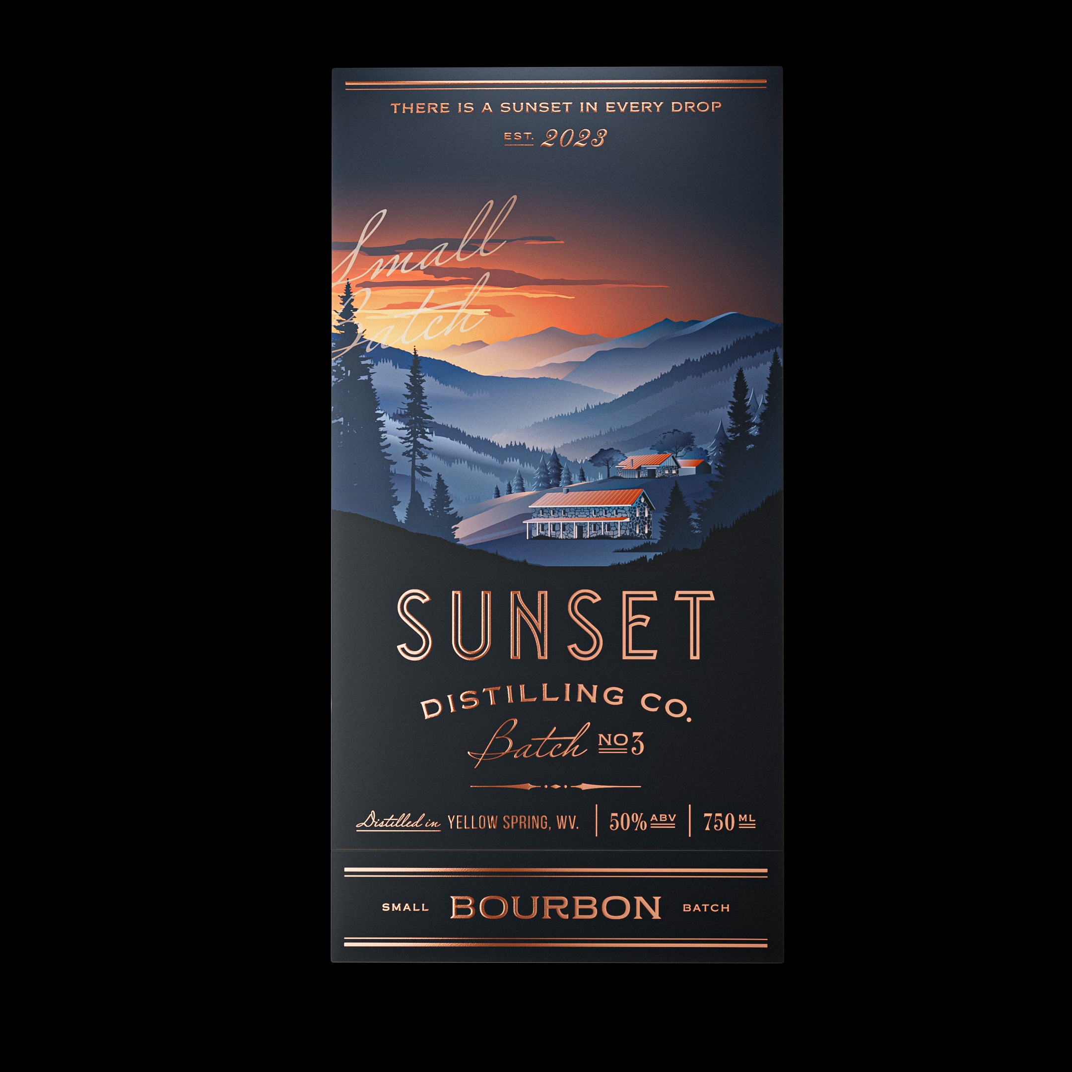 Sunset Distilling Co. - Copper Box by Dusan Sol on Dribbble