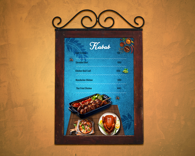 Restaurant Food Menu Design | Photoshop & Illustrator by shukuntala ...