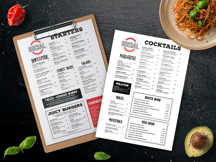 Client Work 302: Restaurant Menu Design | Modern, Clean & Elegan by ...