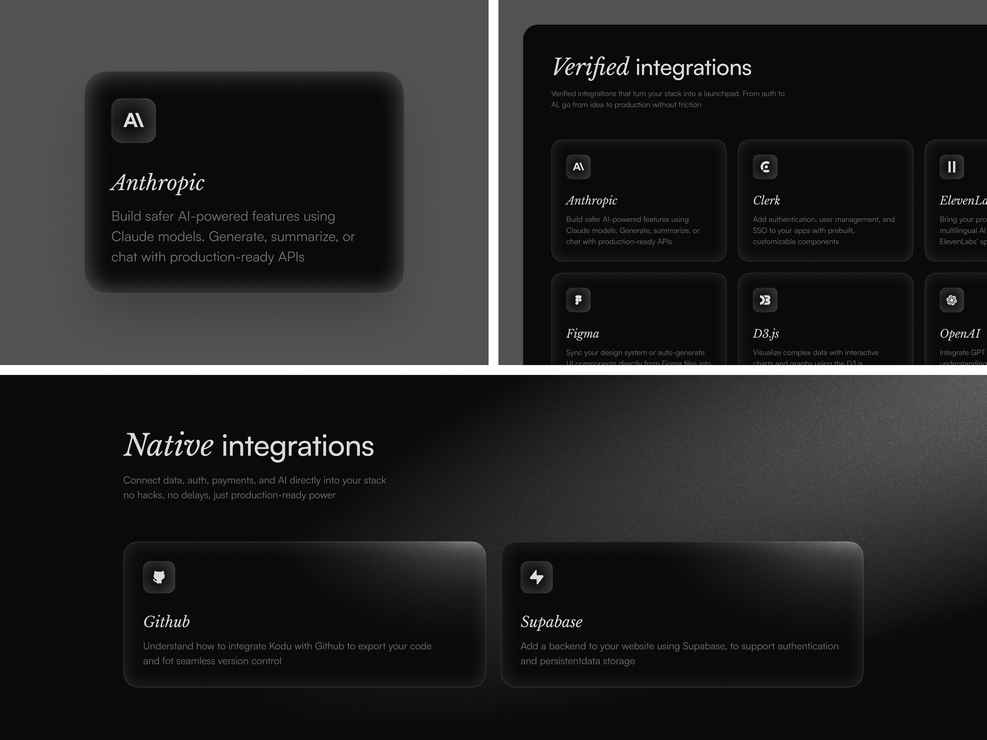 Kodu - AI Platform Integrations by Barly Design for Uxerflow on Dribbble