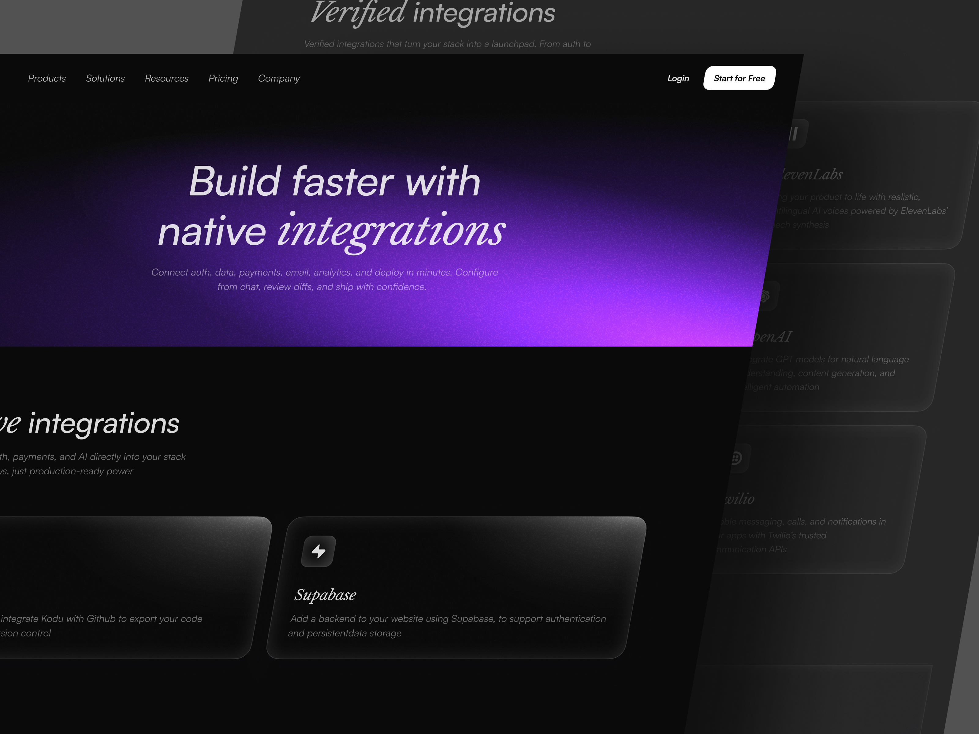 Kodu - AI Platform Integrations by Barly Design for Uxerflow on Dribbble