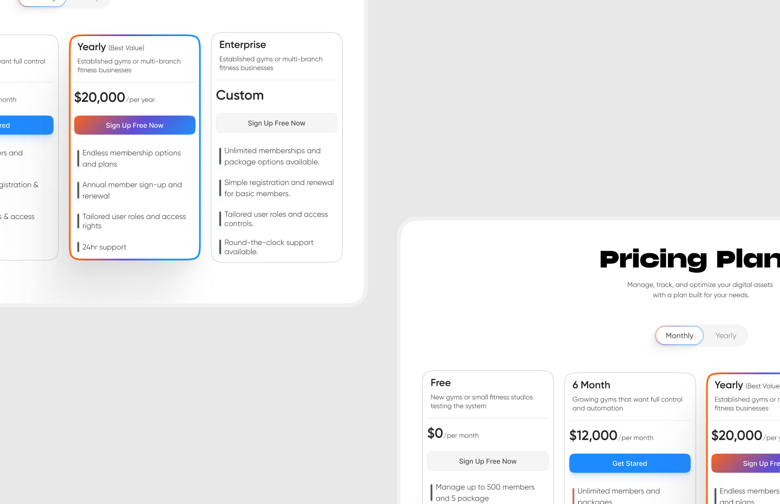 Pricing Plans Page - UI Design by Qmona on Dribbble