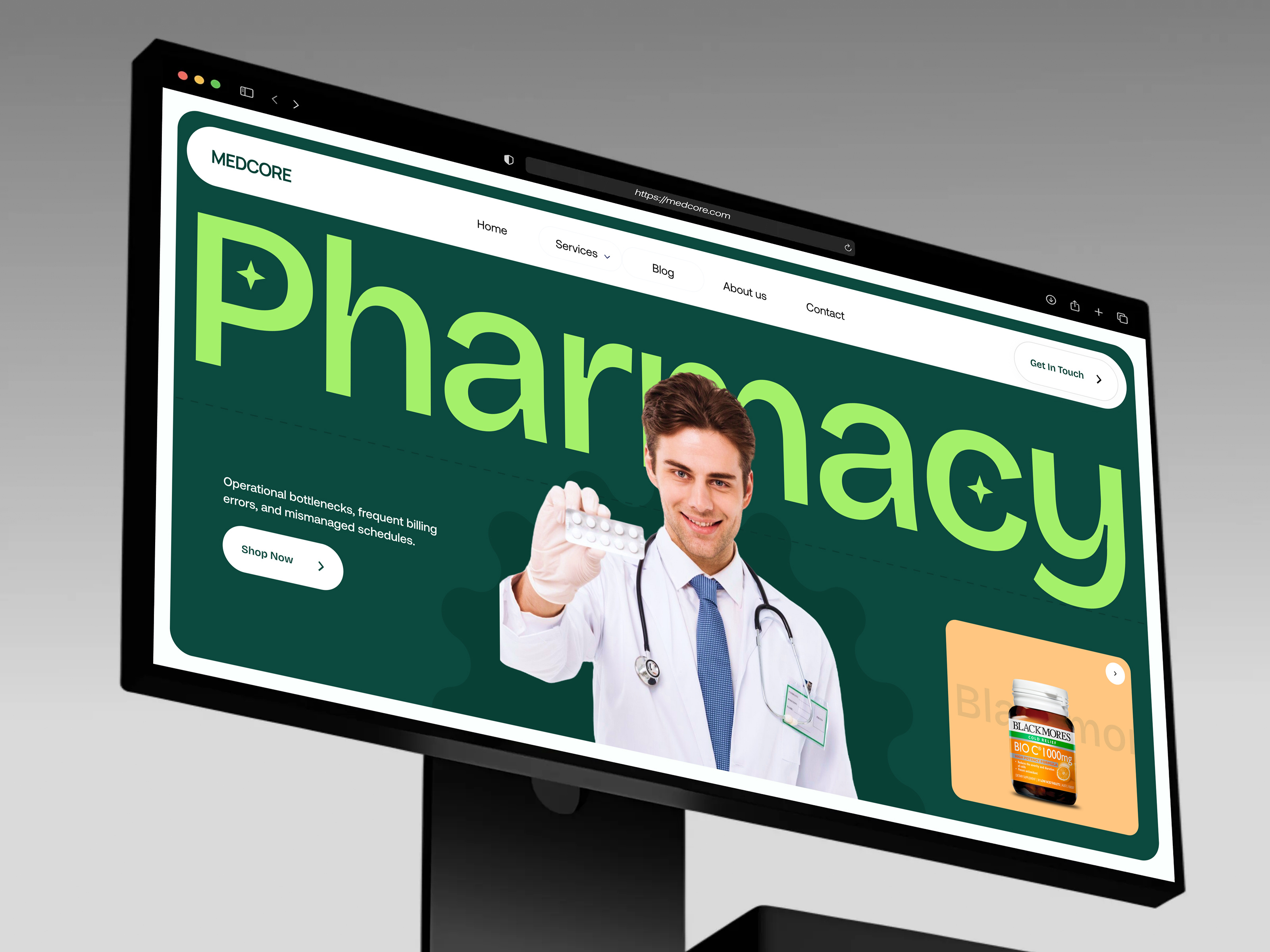 Medcore – Online Pharmacy E-commerce Website Design by Oripio on Dribbble