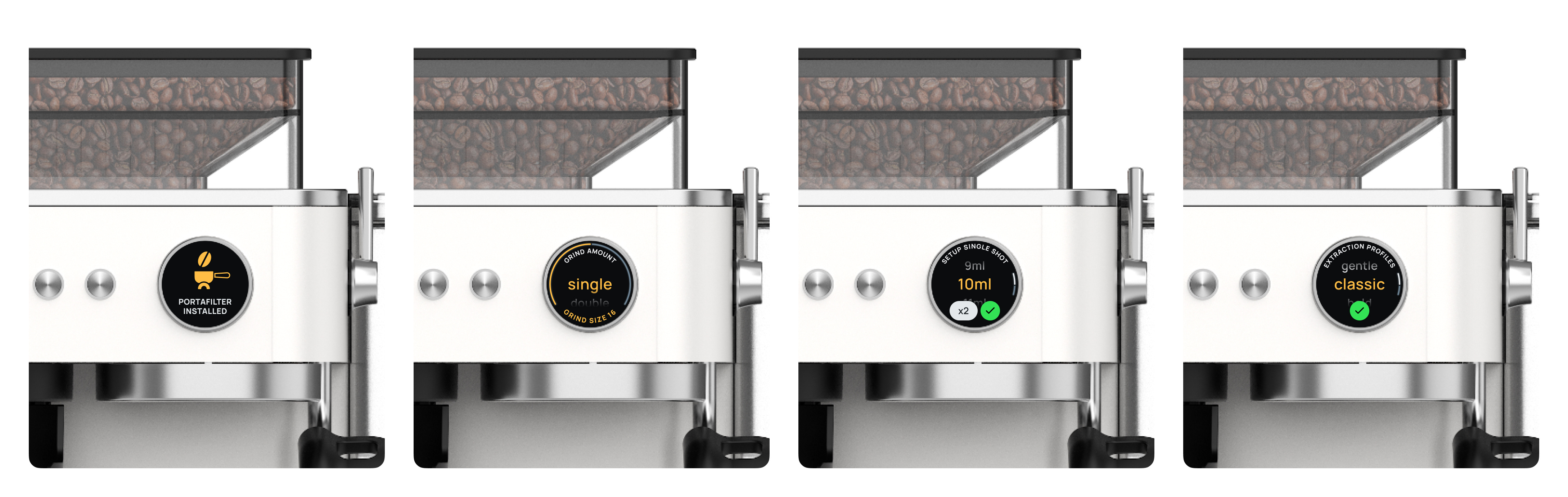 Coffee Machine HMI/UX Prototype by Mikhail Grebennikov on Dribbble