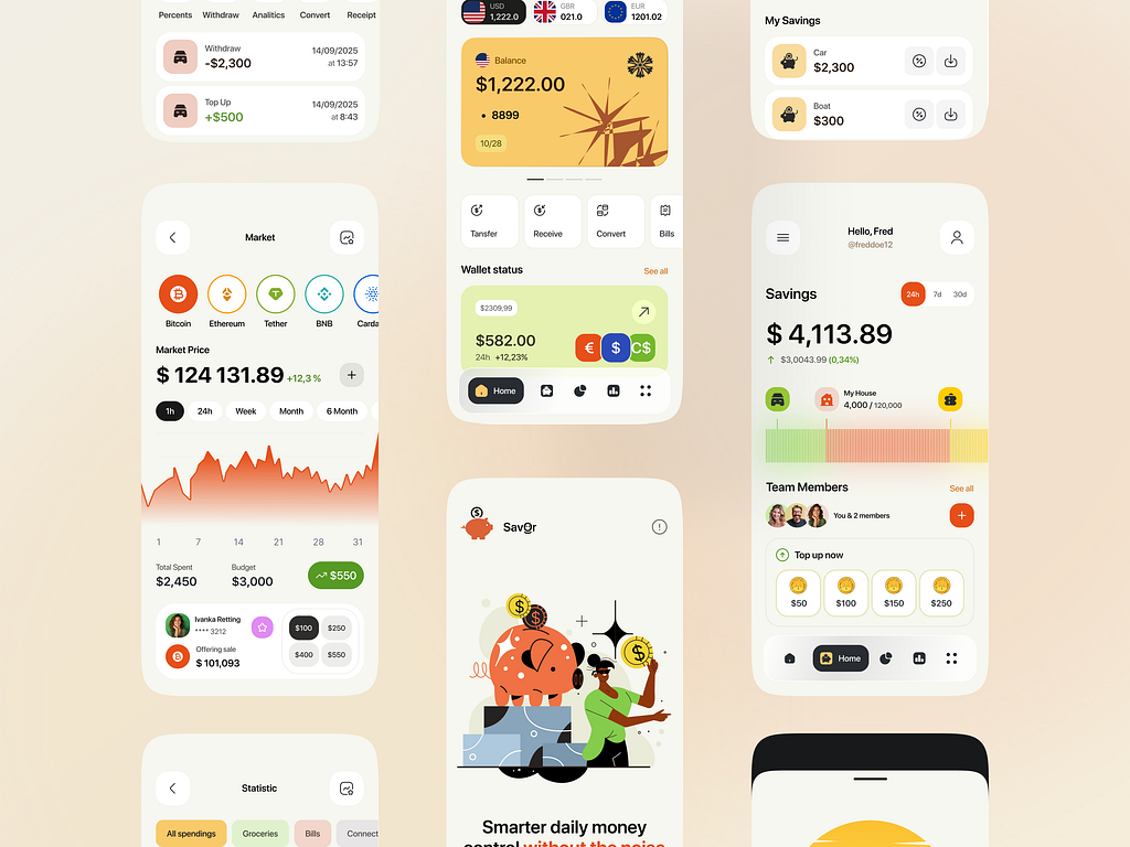 Smart Finance Management App by Tino on Dribbble