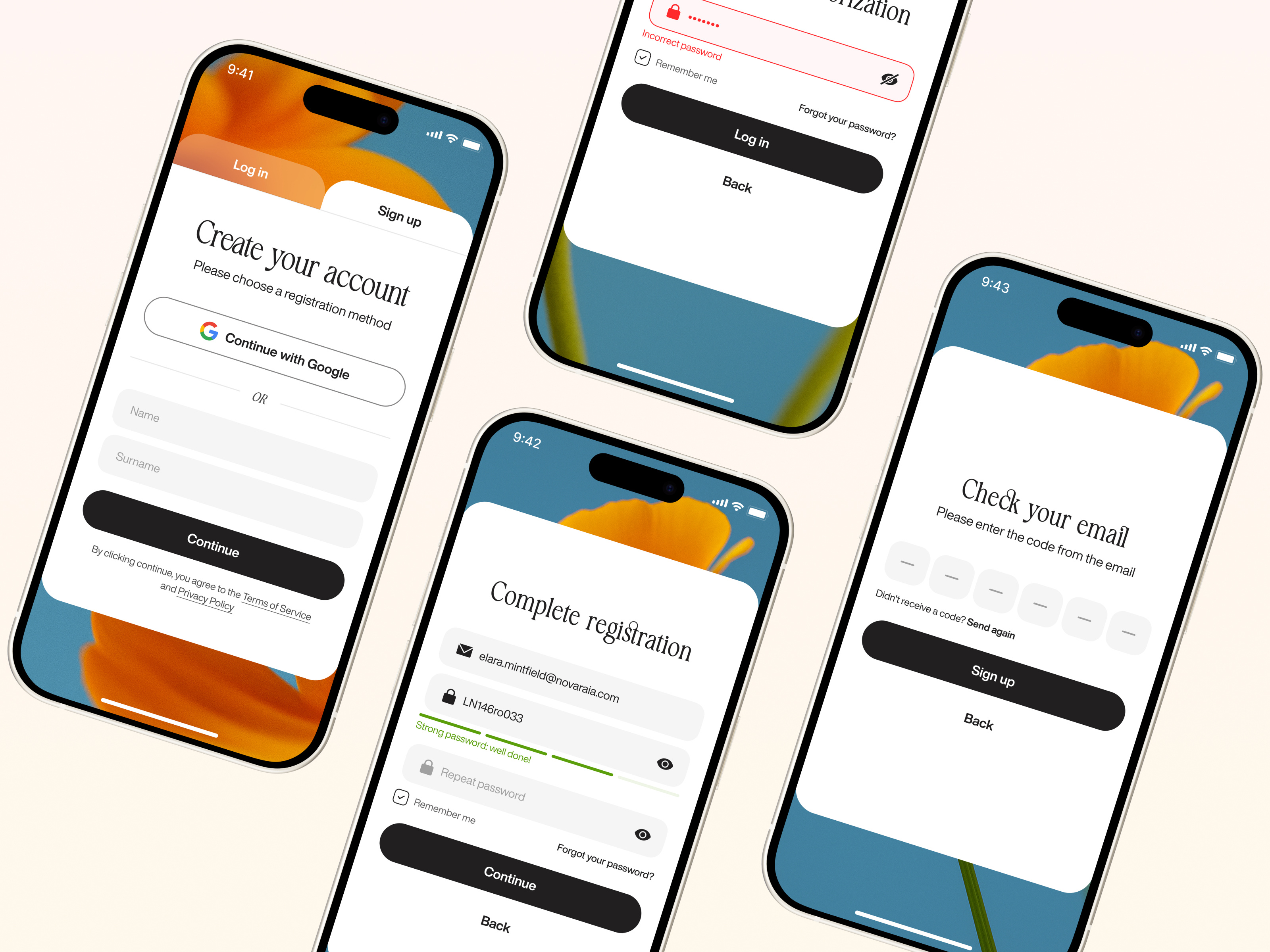 Bloom: Mental Health App | Sign In/Sign Up by Yuliia Dvornychenko on ...