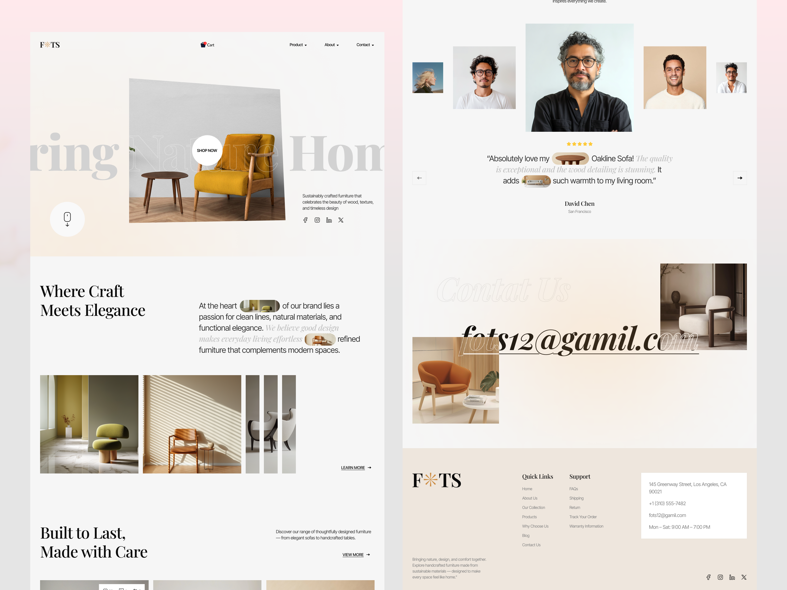 Furniture E-Commerce Website – Where Craft Meets Elegance by ilias miah ...