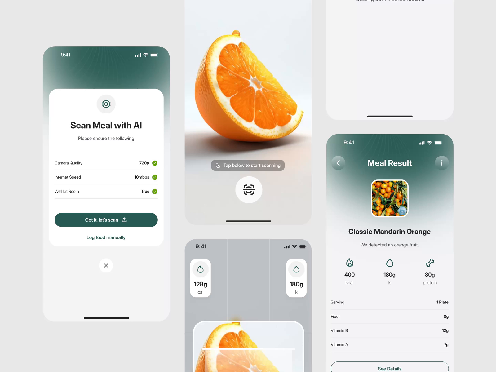 Food Scanner App Design by Orbix Studio – Brand Identity Design for ...