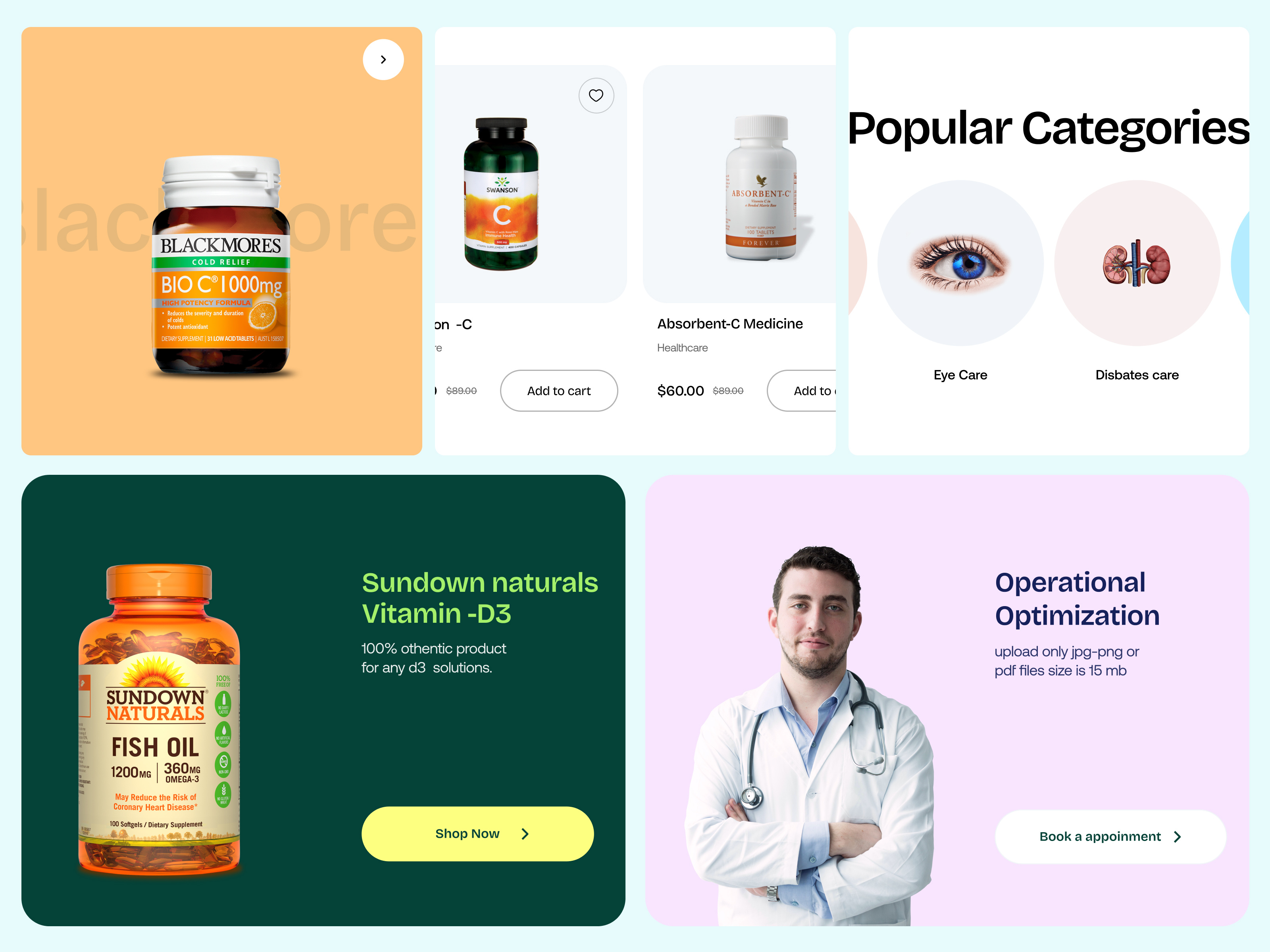 Medcore – Online Pharmacy E-commerce Website Design by Oripio on Dribbble
