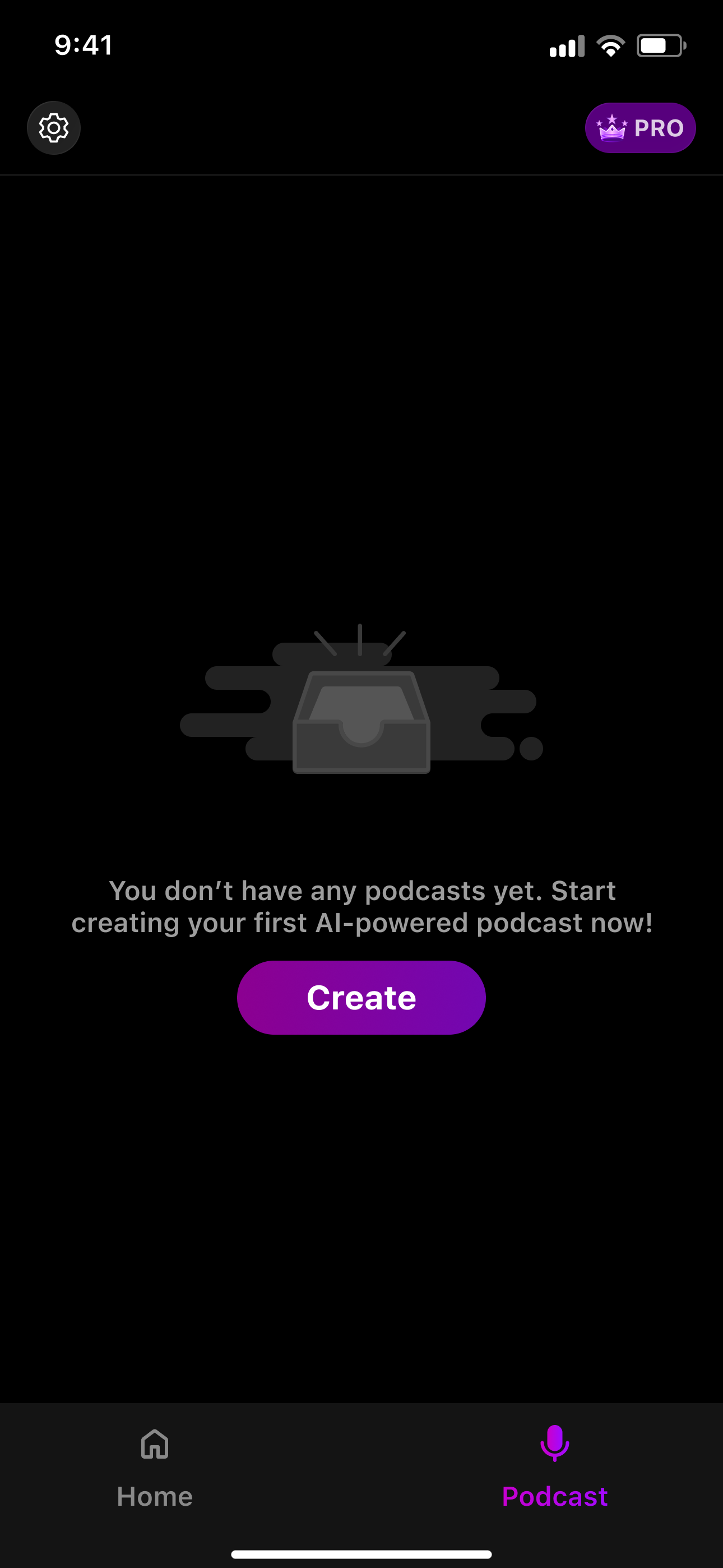 AI Podcast App Design Screen by Mehedi Hasan Tuhin on Dribbble