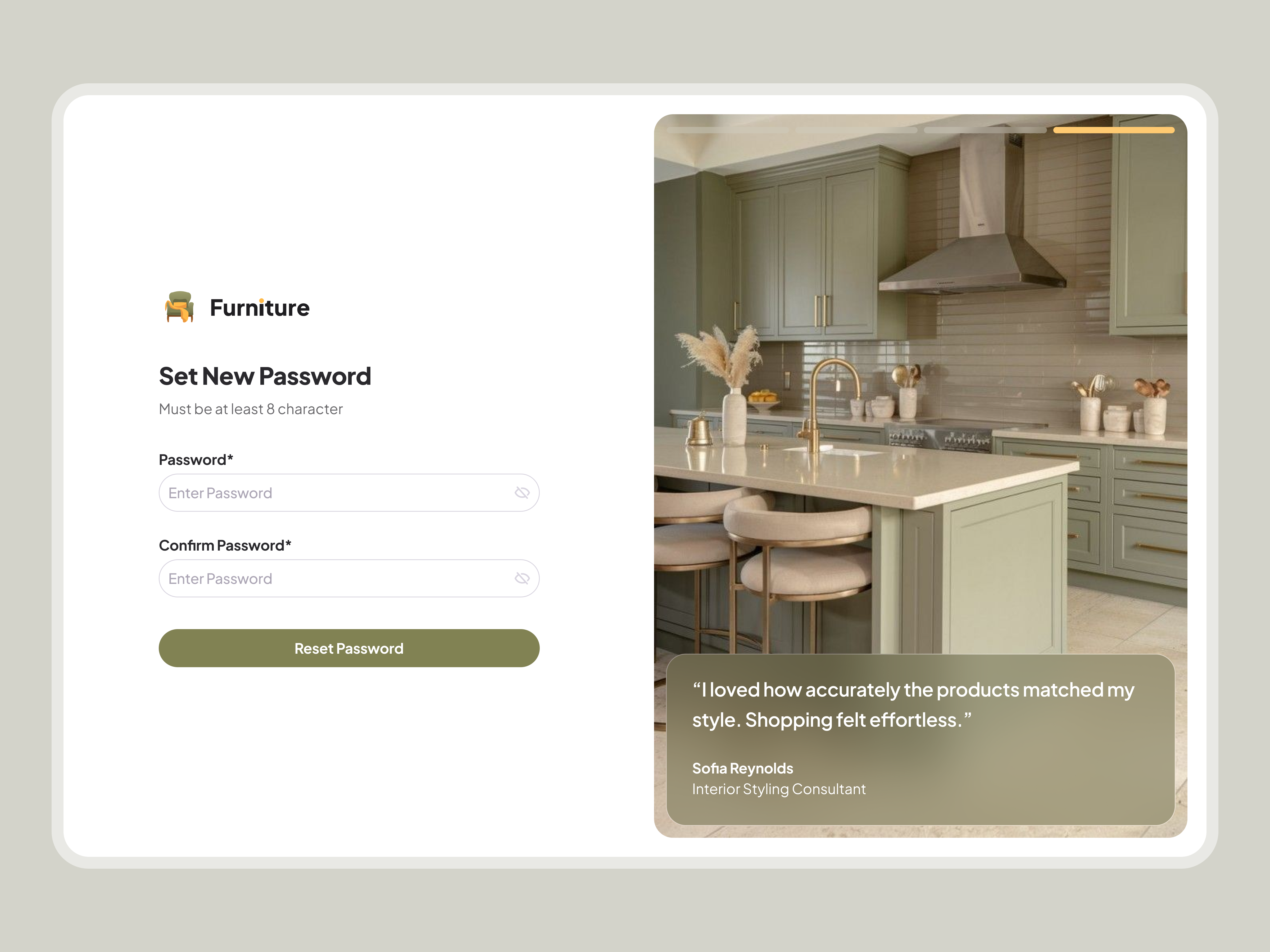 Furniture E-commerce – Onboarding Flow by Buse Uğurlu on Dribbble