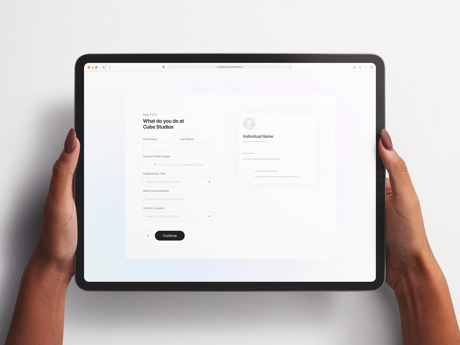 Company Employee - Sign Up Form by CUBE STUDIOS® on Dribbble
