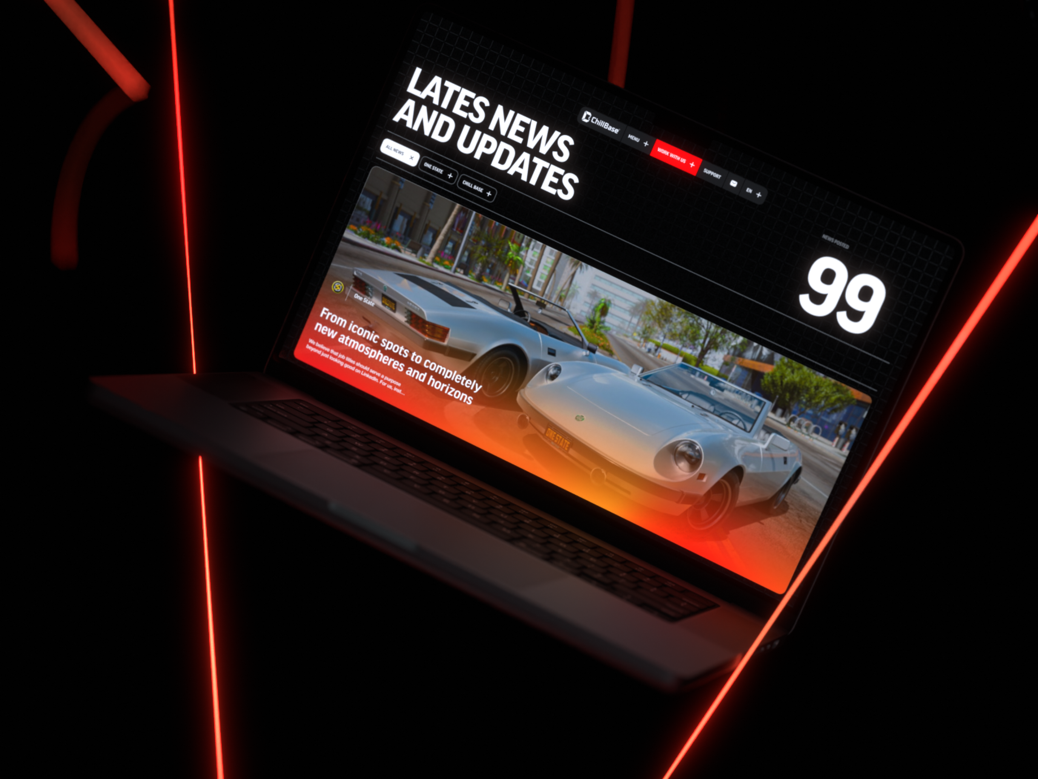 Game Development Studio Corporate Website by Johanna Z for Chipsa on ...