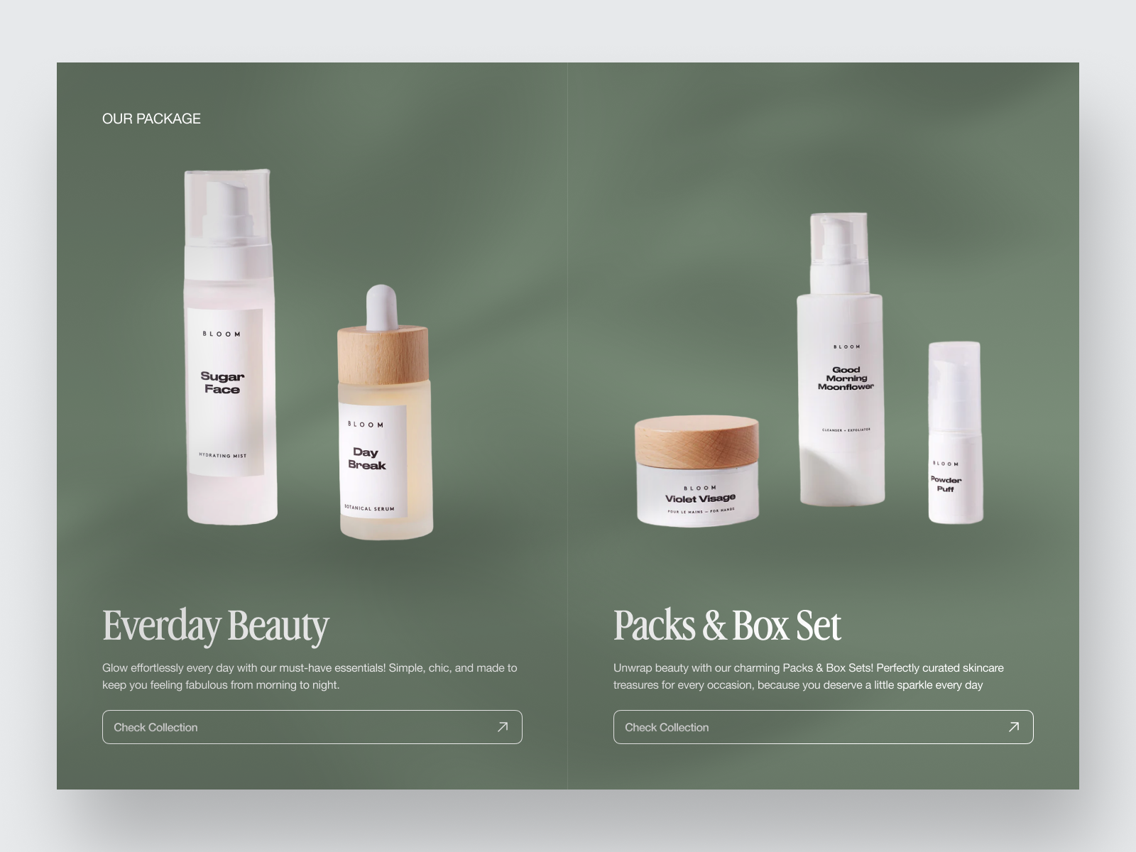Cosmetic Product Web Design 🧴 by Panda Design 🐼 on Dribbble