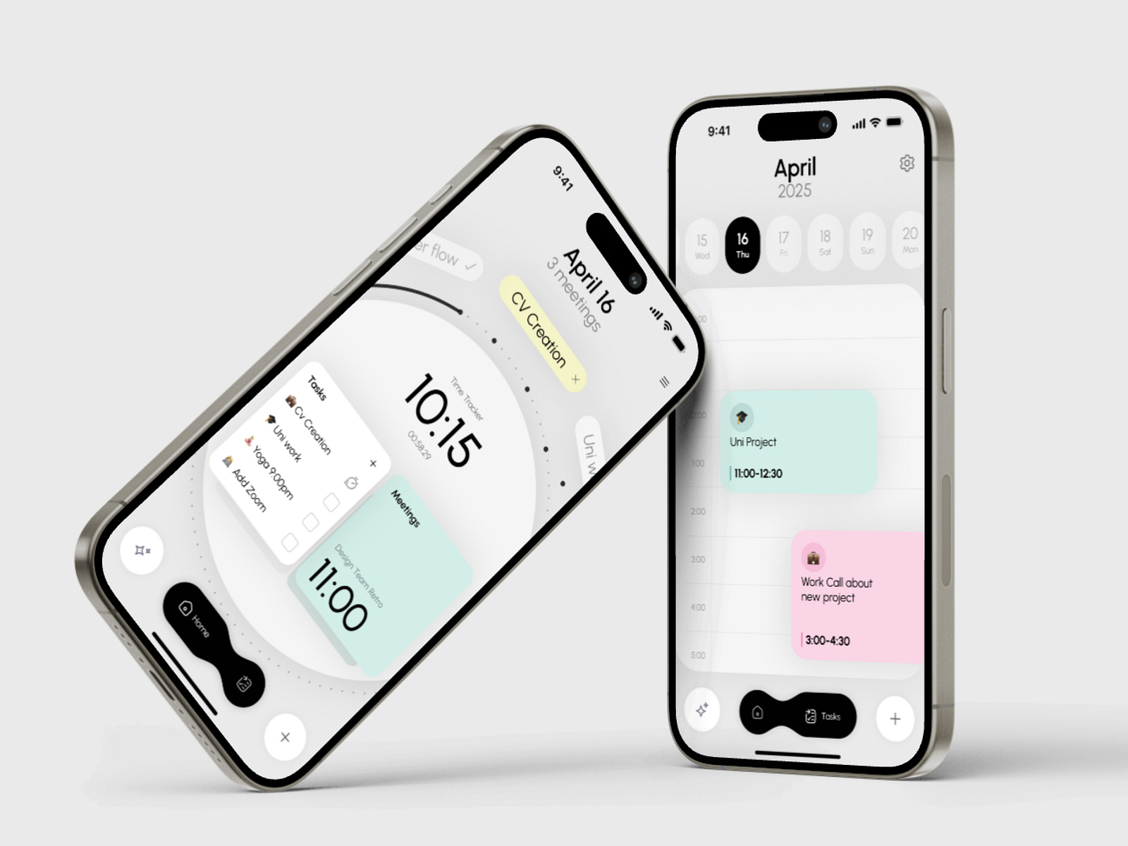 ⬆️ Task Management & Calendar App by Taras Oliinyk for U1CORE - Product Design Bureau on Dribbble