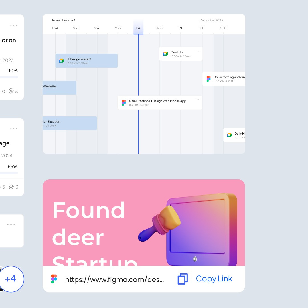 Taskzilla — Project & Task Management Dashboard UI/UX by Fady George on ...