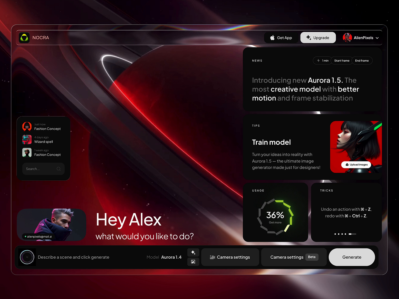 Nocra AI Kit by Alien pixels on Dribbble