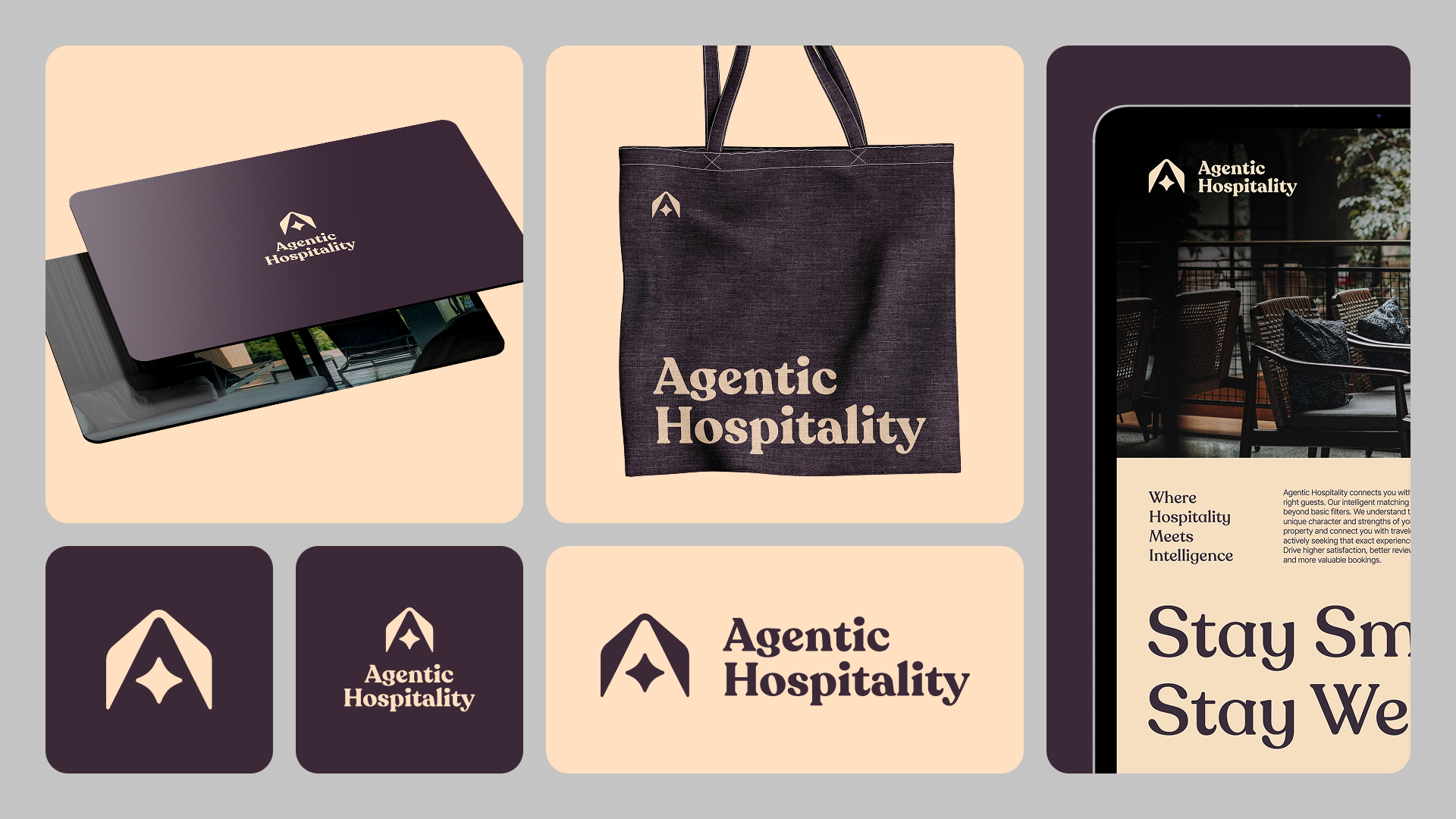 Agentic Hospitality • Logo design by Voronoi® Studio on Dribbble