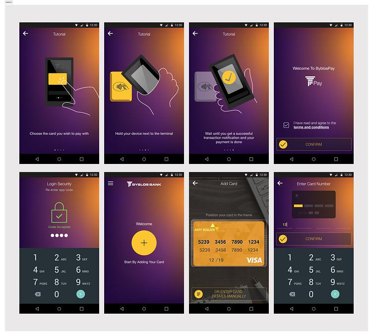 ByblosPay – Application de paiement mobile by Joseph TABET on Dribbble