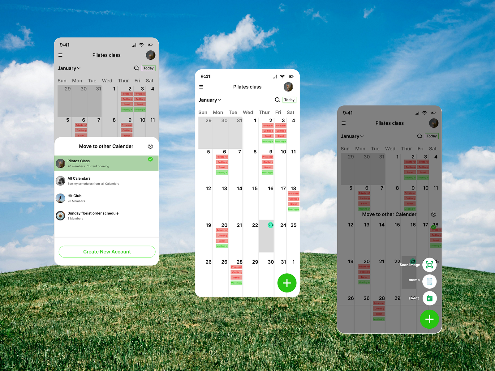 60-day daily challenge TimeTree Mobile App Redesign🗓️ by Oladapo Ridwan ...