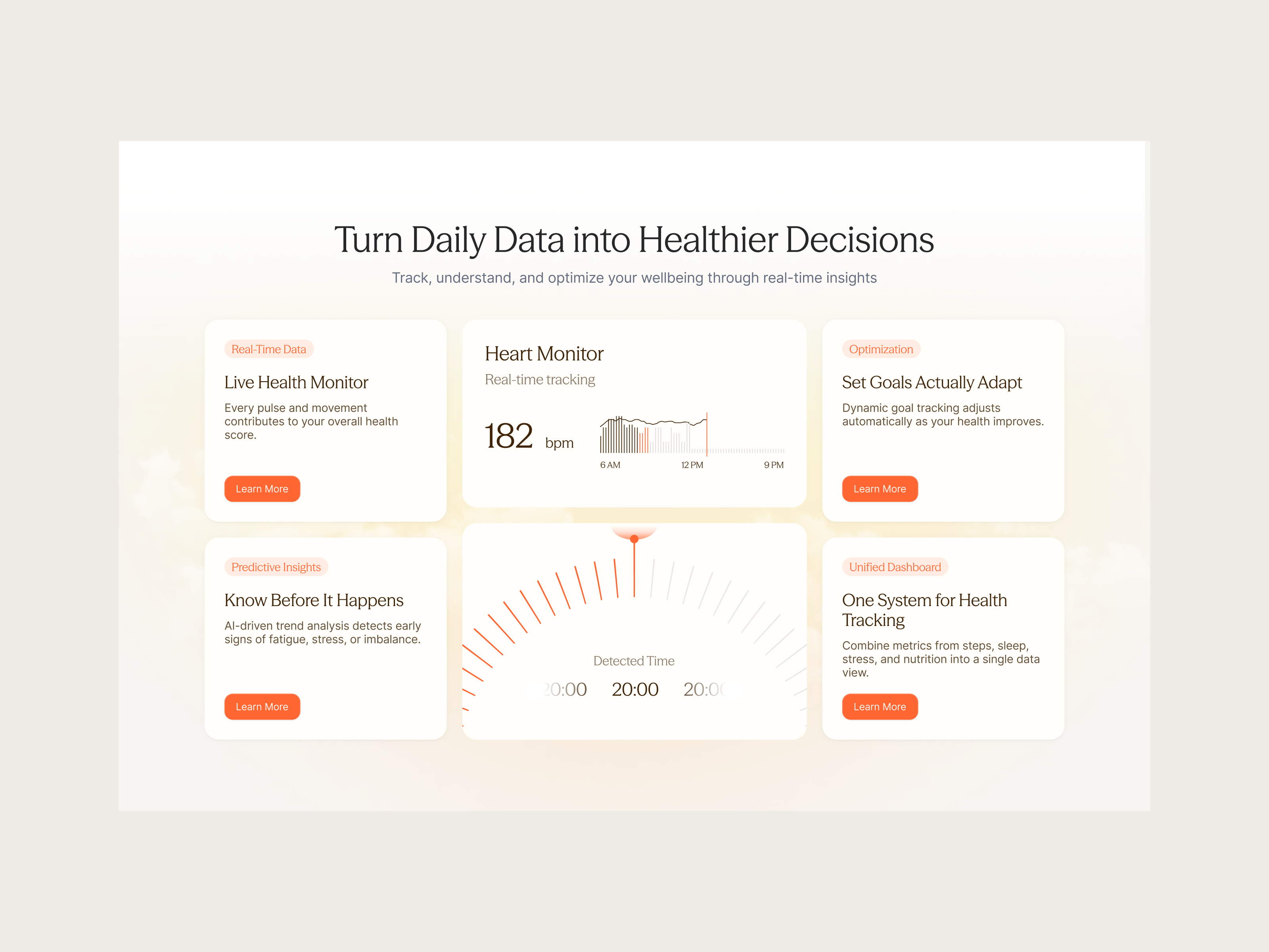 Healynk - Health Tracker Landing Page by Judha Maygustya 🏄🏻‍♂️ for ...