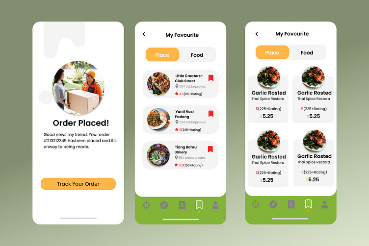 Food Delivery Mobile App Design by Rumi Aktar on Dribbble