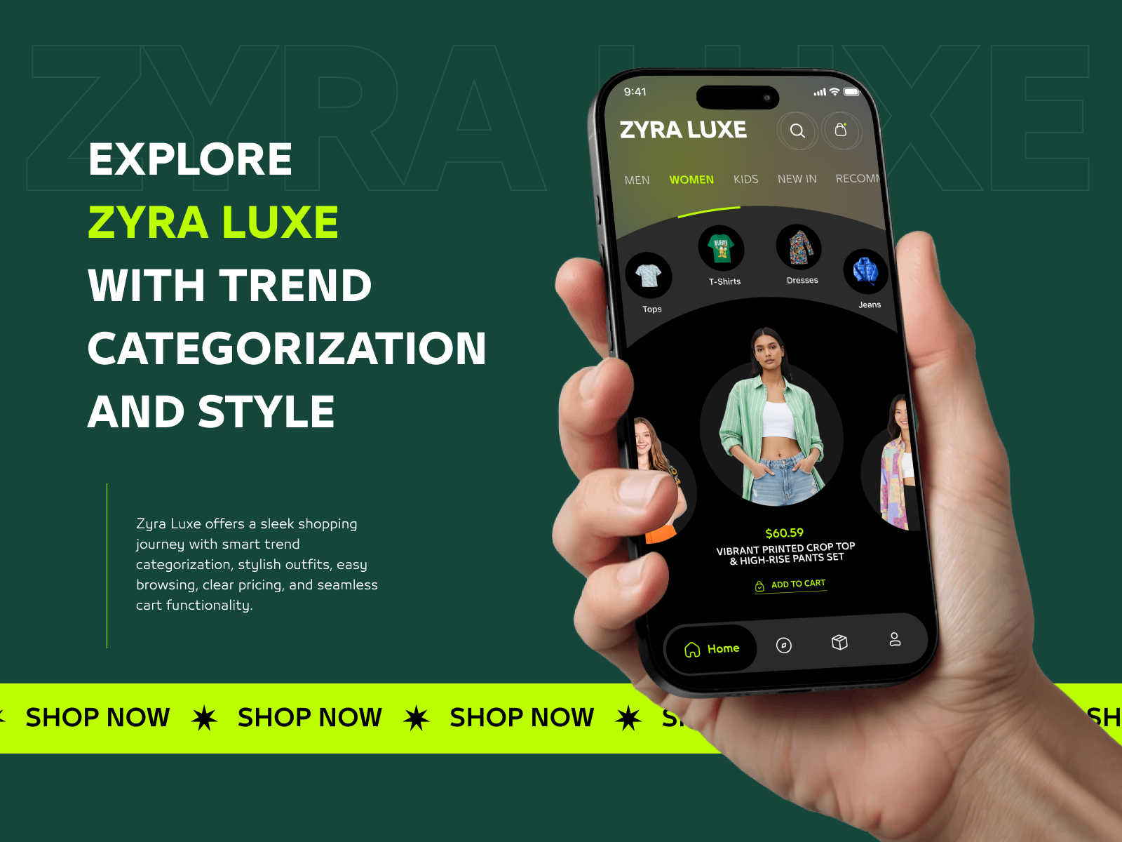 Zyra Luxe: Trendy Fashion E-Commerce App by MQoS UI/UX for MultiQoS on Dribbble