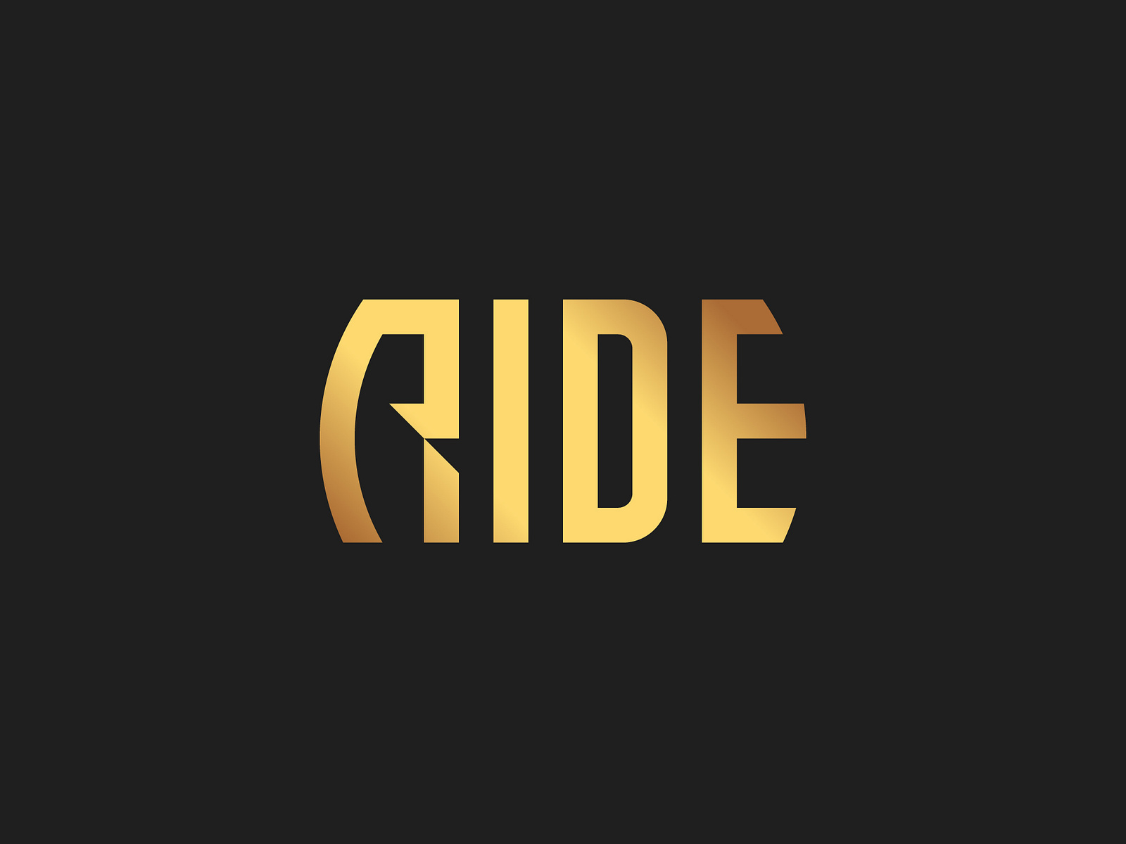 Wordmark Ride Logo Design by Dimas Rahmat on Dribbble