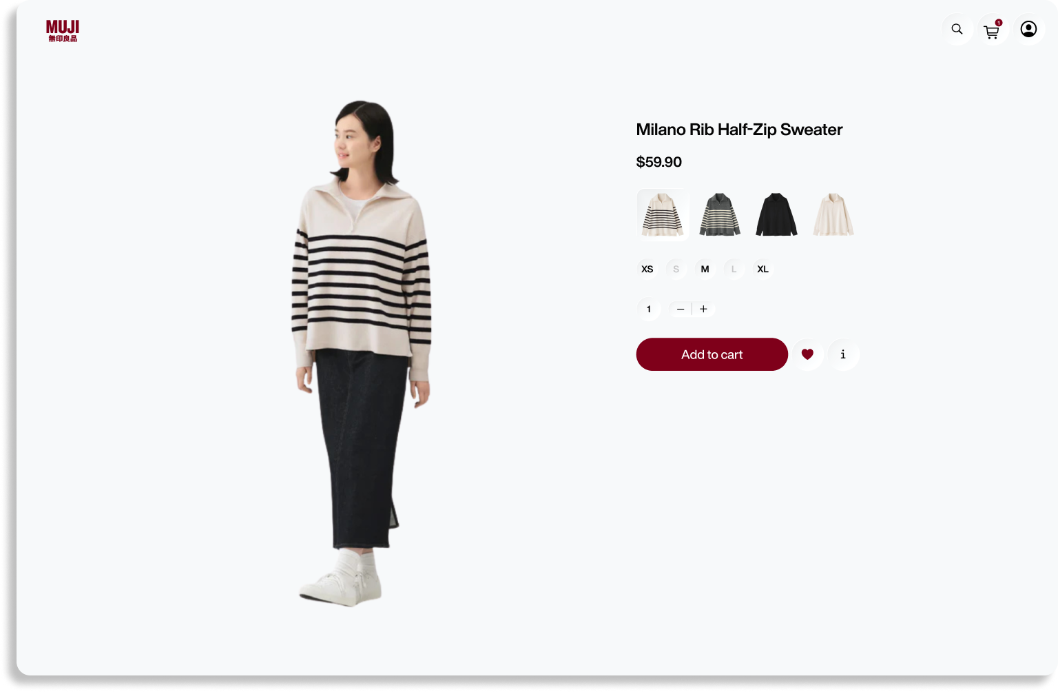 MUJI Ecommerce website redesign by Flo Quilici on Dribbble