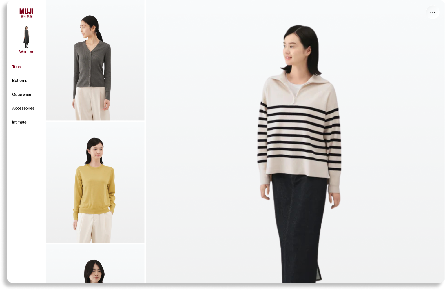 MUJI Ecommerce website redesign by Flo Quilici on Dribbble