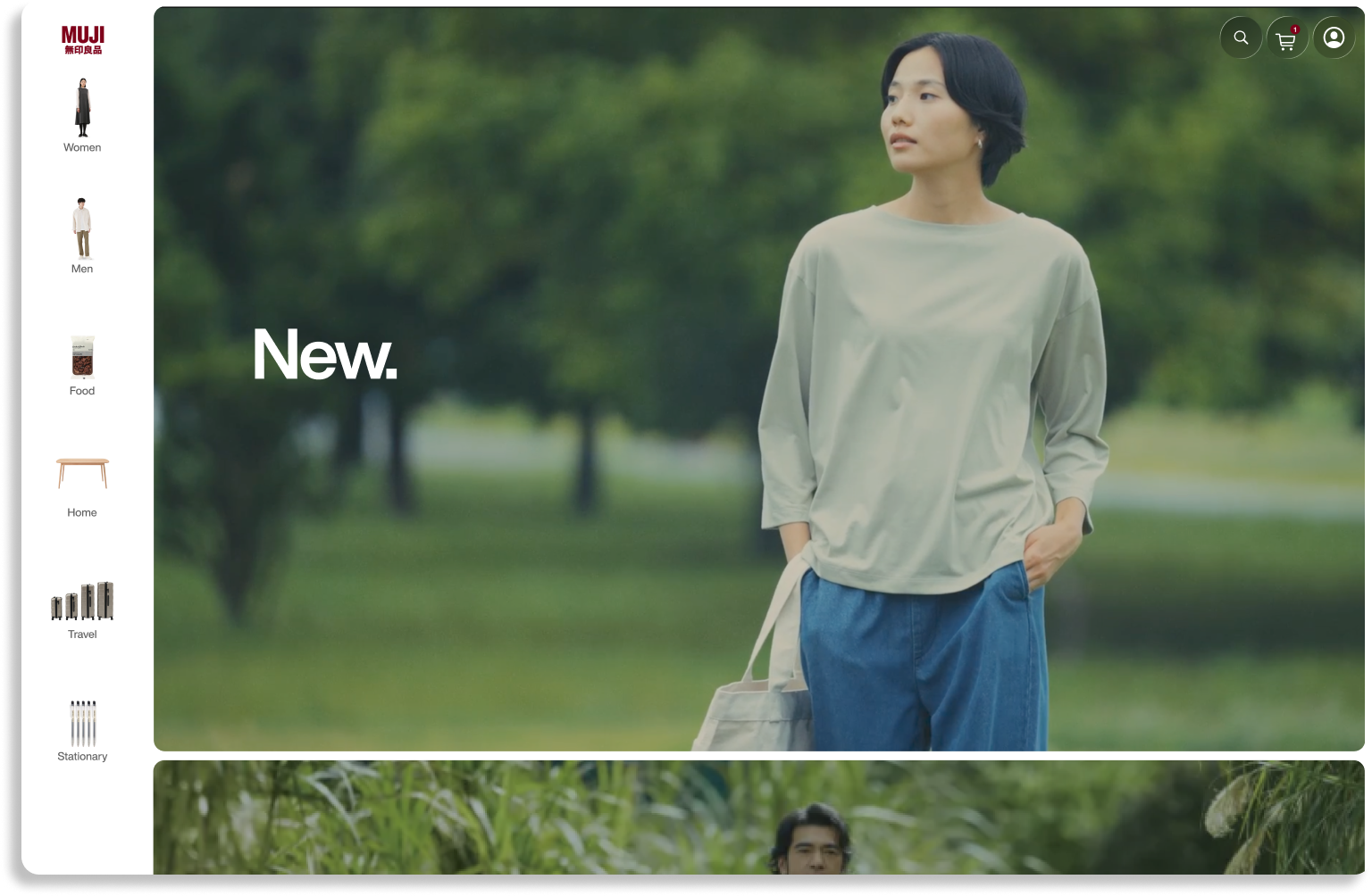 MUJI Ecommerce website redesign by Flo Quilici on Dribbble