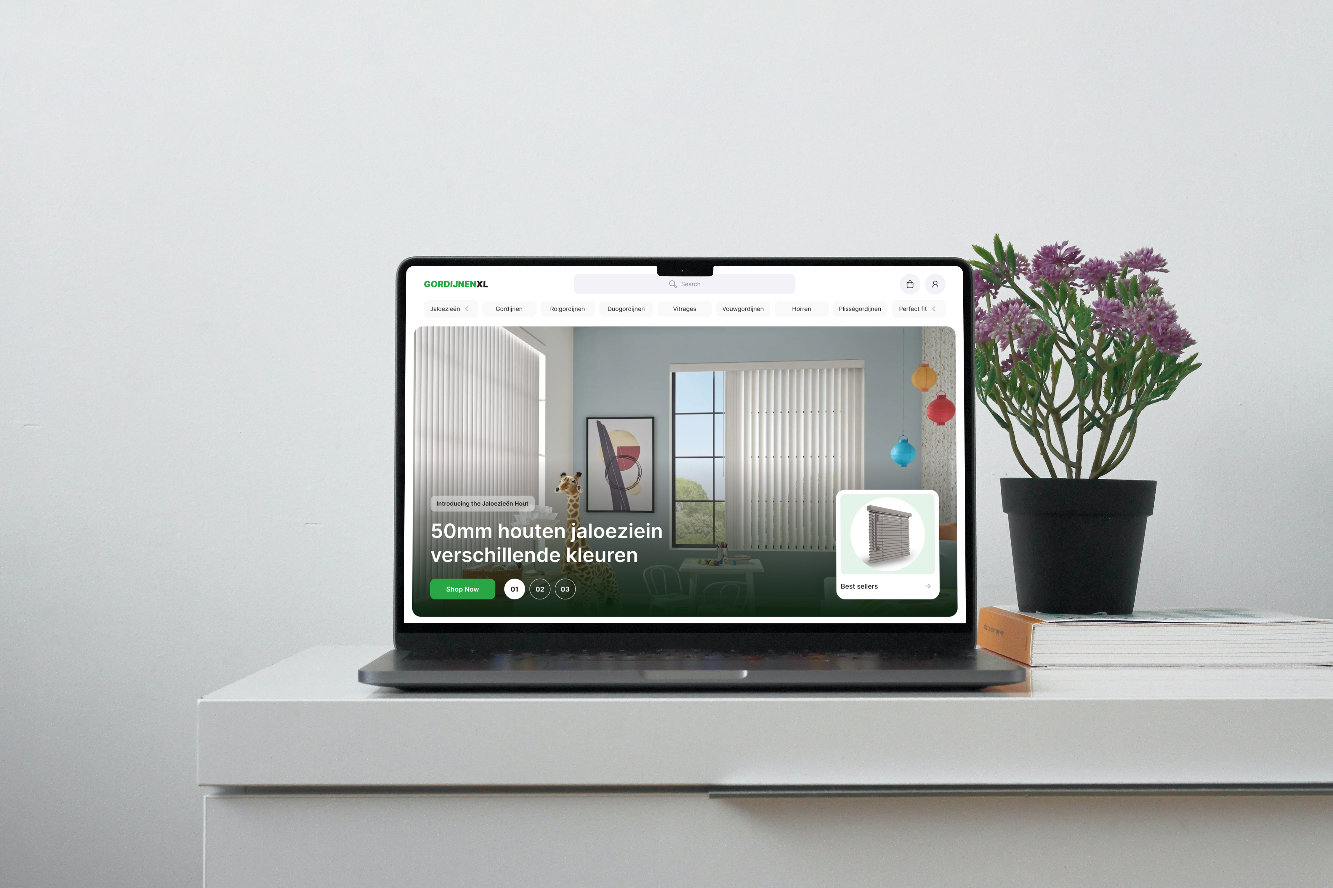 E-Commerce Website for Curtains & Blinds by Dipu Paul on Dribbble