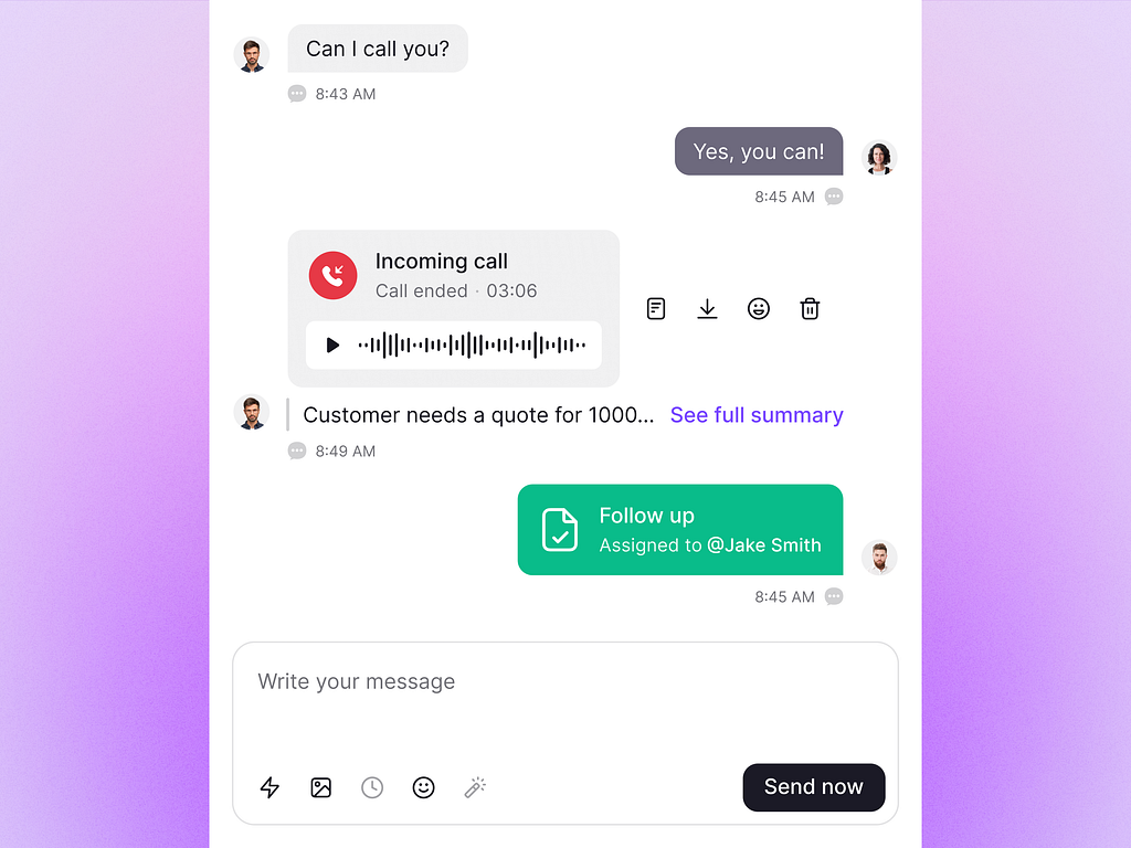Novi — AI Chat Feature by Rafał Olbromski for widelab on Dribbble