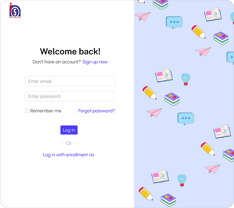 Redesigned student login page of Nios website by vaishnavi londhe on ...