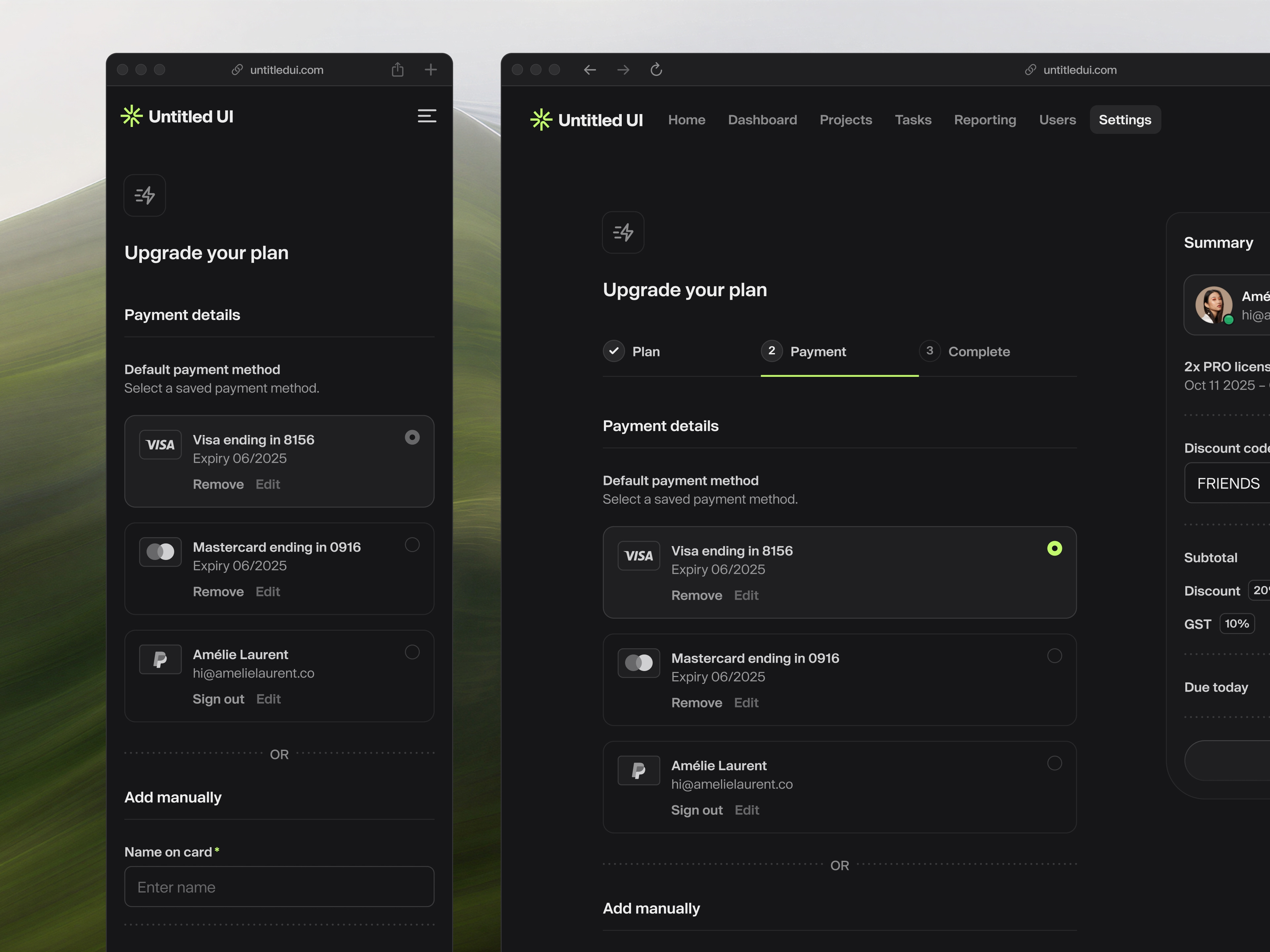 Upgrade your plan — Untitled UI by Jordan Hughes® on Dribbble