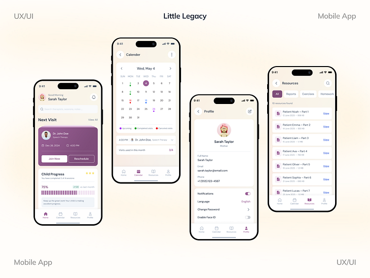 Pediatric Telehealth Mobile App, Clean & Calm Patient Experience by ...