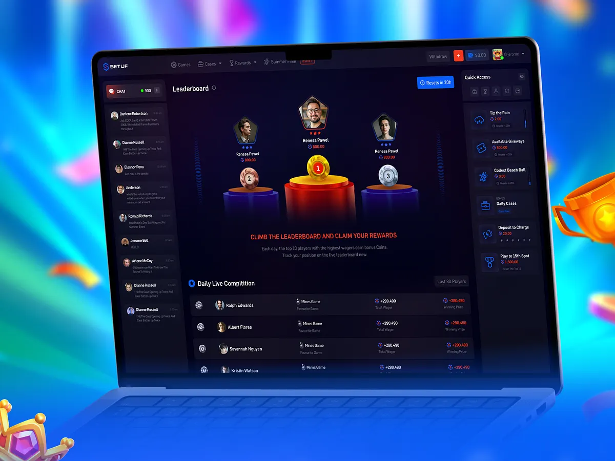 Leaderboard UI designs, themes, templates and downloadable graphic ...