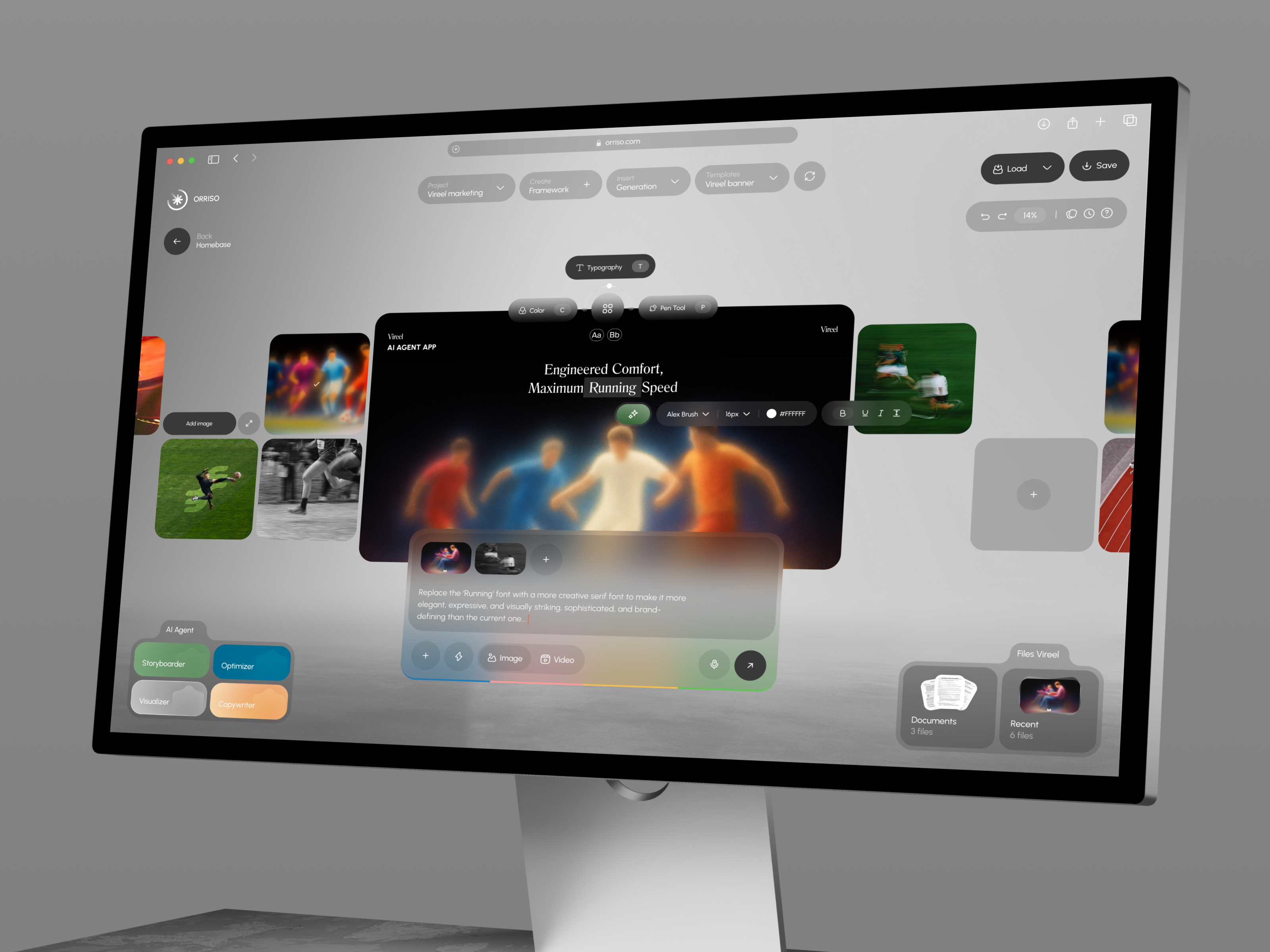 Orriso Dashboard – AI Workspace SaaS by Jack R. for RonDesignLab ⭐️ on ...