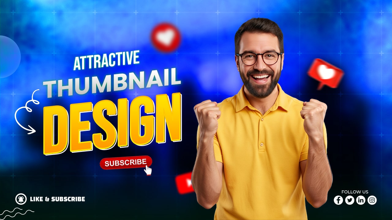 Professional YouTube Thumbnail Design | Photoshop Project by AdobeRokon ...