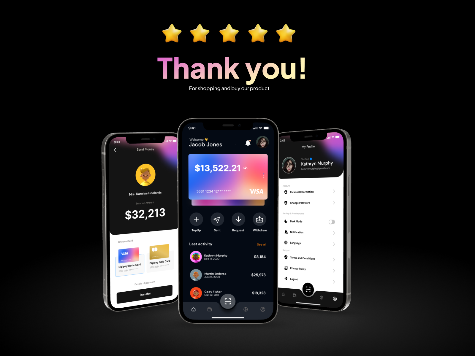 digiPay - Financial Technology App UI KIT 🔥🔥🔥 by Ridwan Saputra for ...