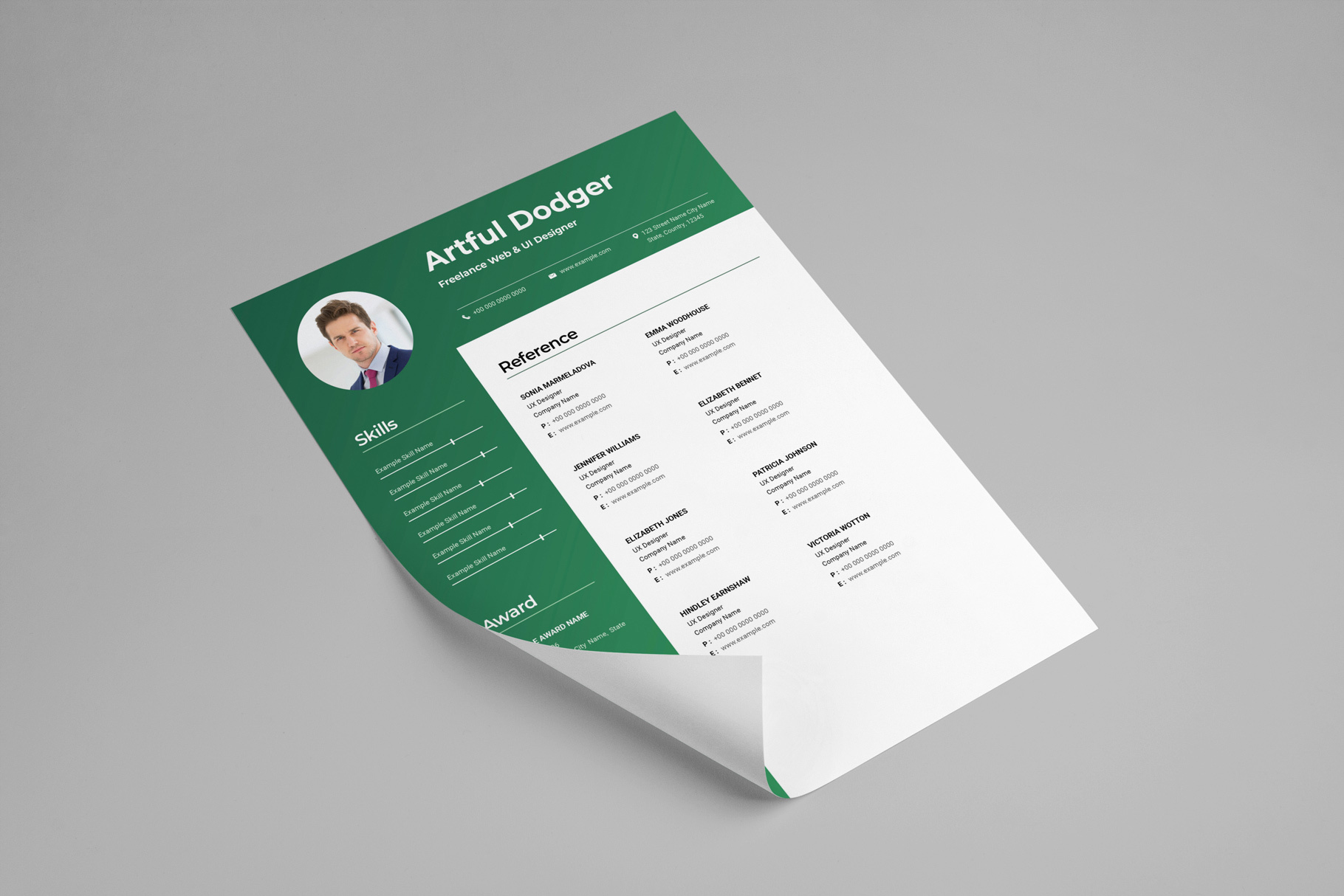 Professional Resume Template – Modern & Creative CV Design by ...