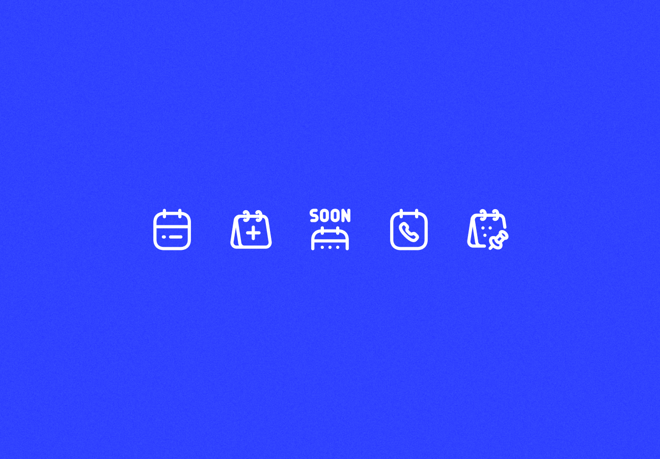 Calendar icons by Iconly Pro for Piqo Studio on Dribbble