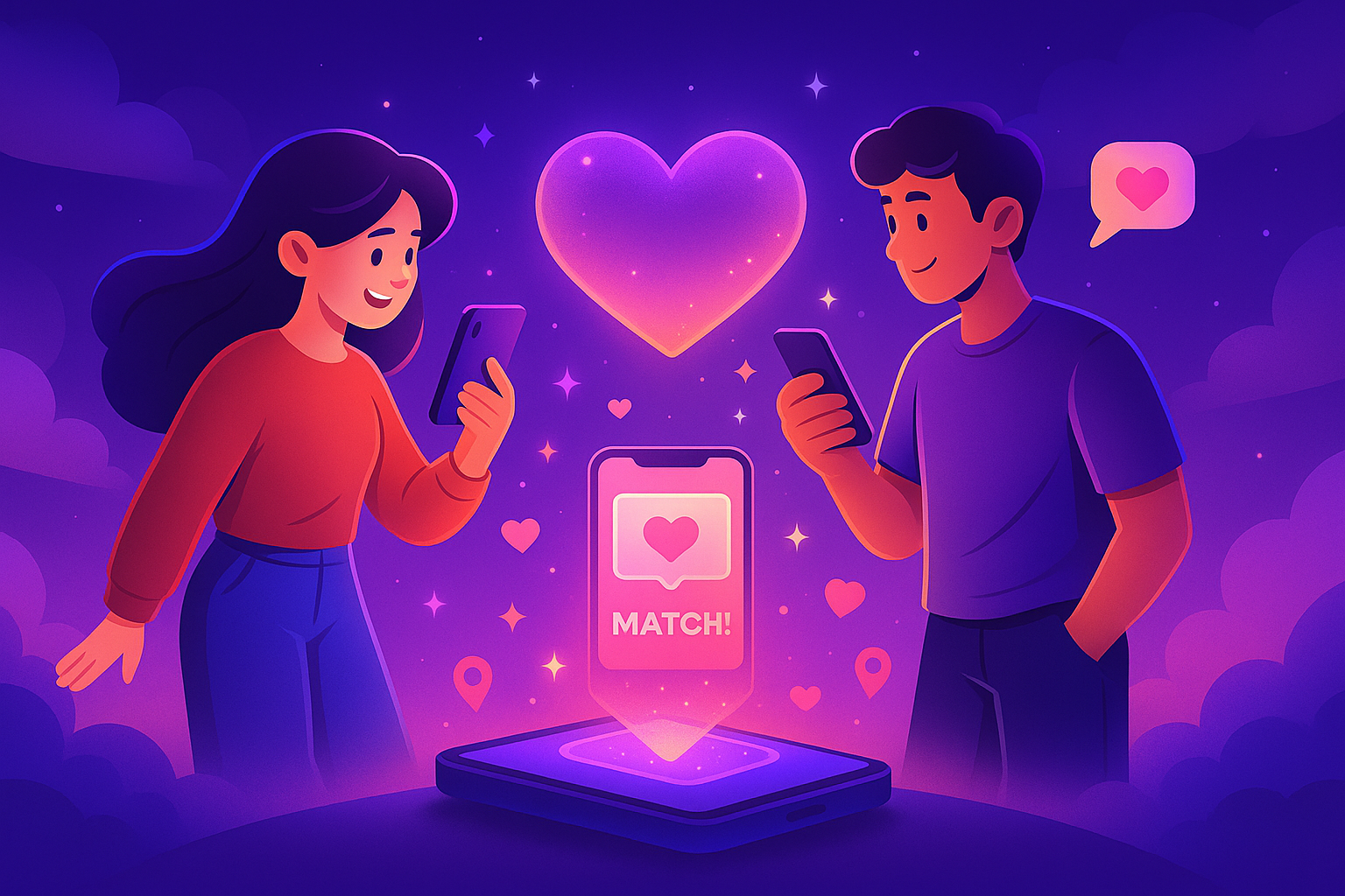 Dating Match Moment Animation by Mahima Mahajan on Dribbble